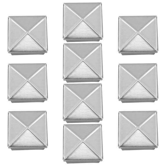 10 Pcs Protective Plug Sealing Cover Basket Clothes Hangers Square Tube ...