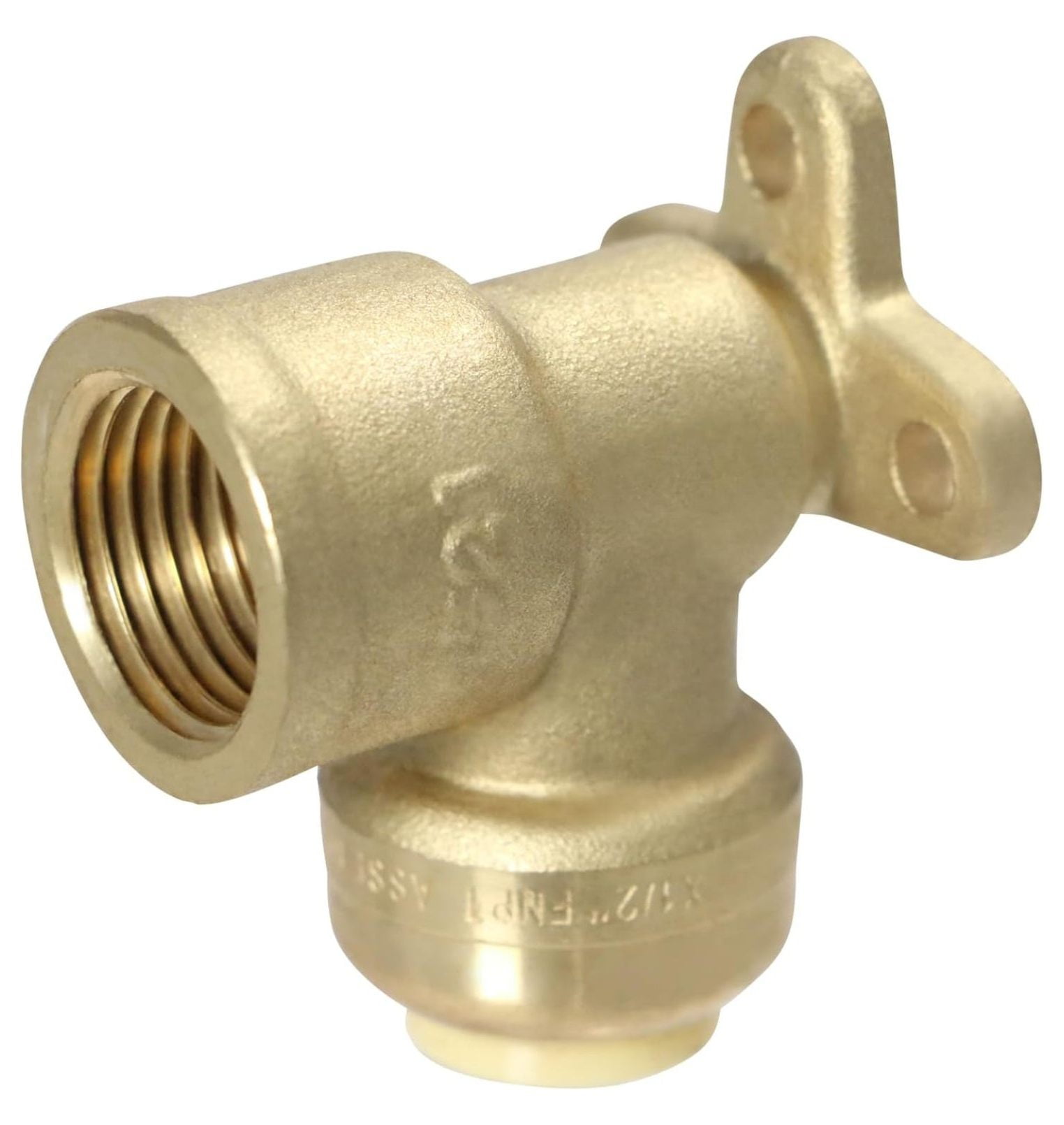 10 Pcs Push Fit 1/2 Inch x 1/2 Inch Female NPT Elbow with Drop Ear, - Walmart.com