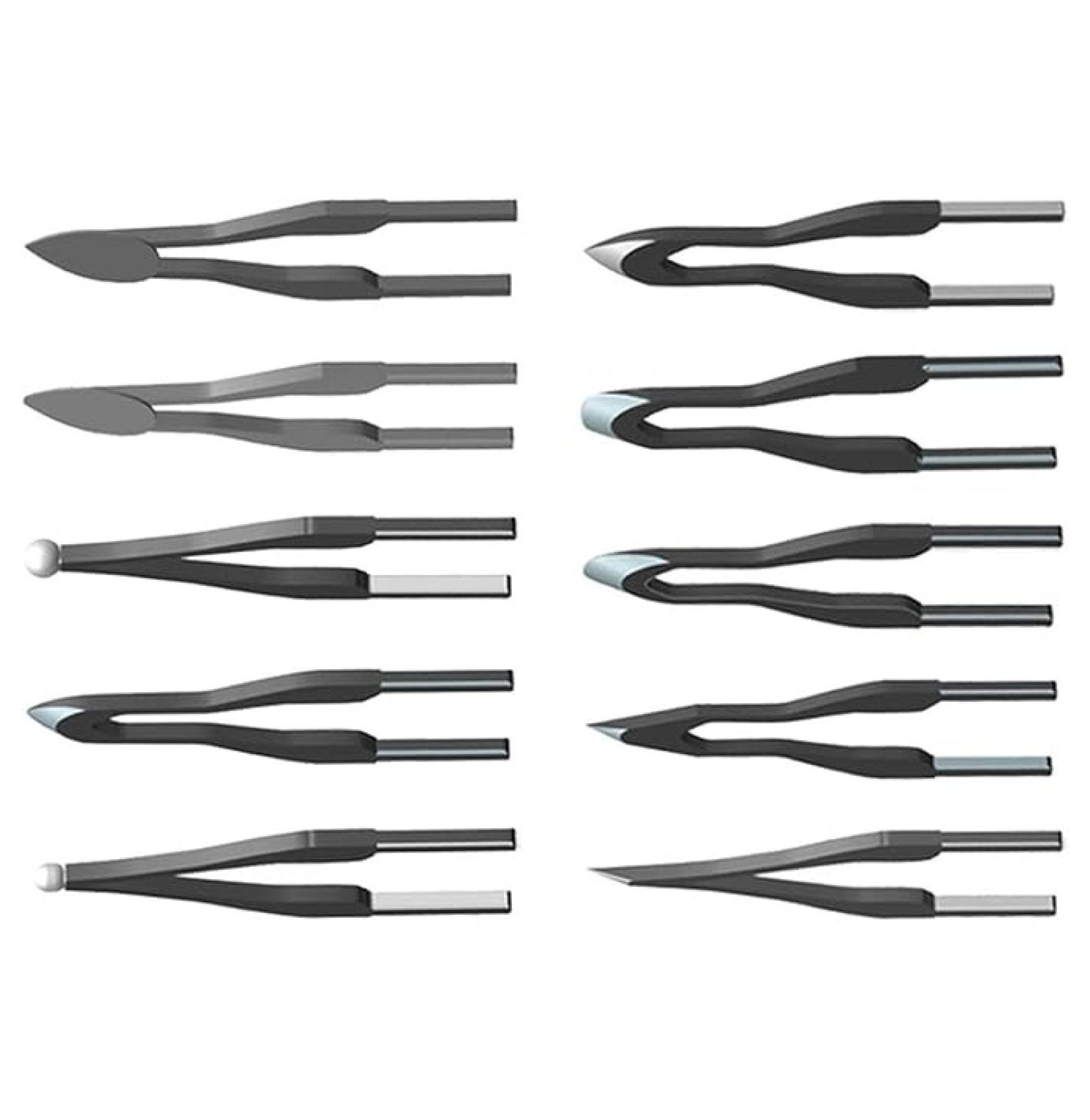 10 Pcs Pyrography Pen Tips Wood Burning Tips Embossing Hot Stamping ...