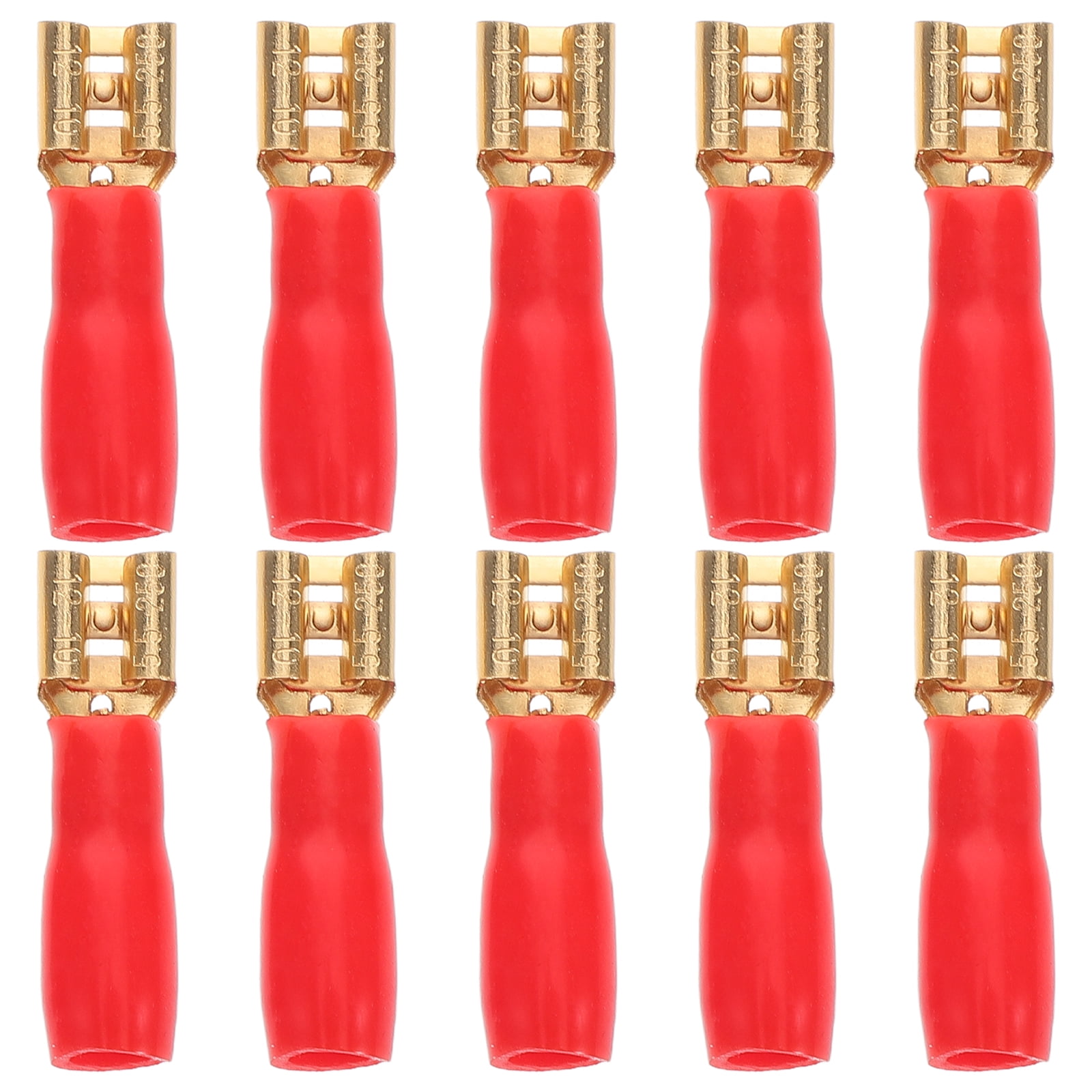 10 Pcs Quick Splice Wire Spade Connector Crimp Terminal Block Kit With ...