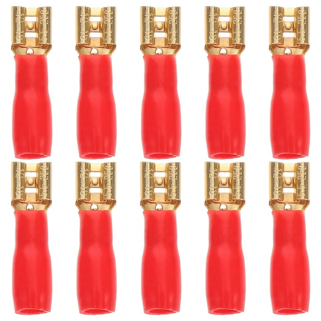 10 Pcs Quick Splice Wire Spade Connector Crimp Terminal Block Kit With ...