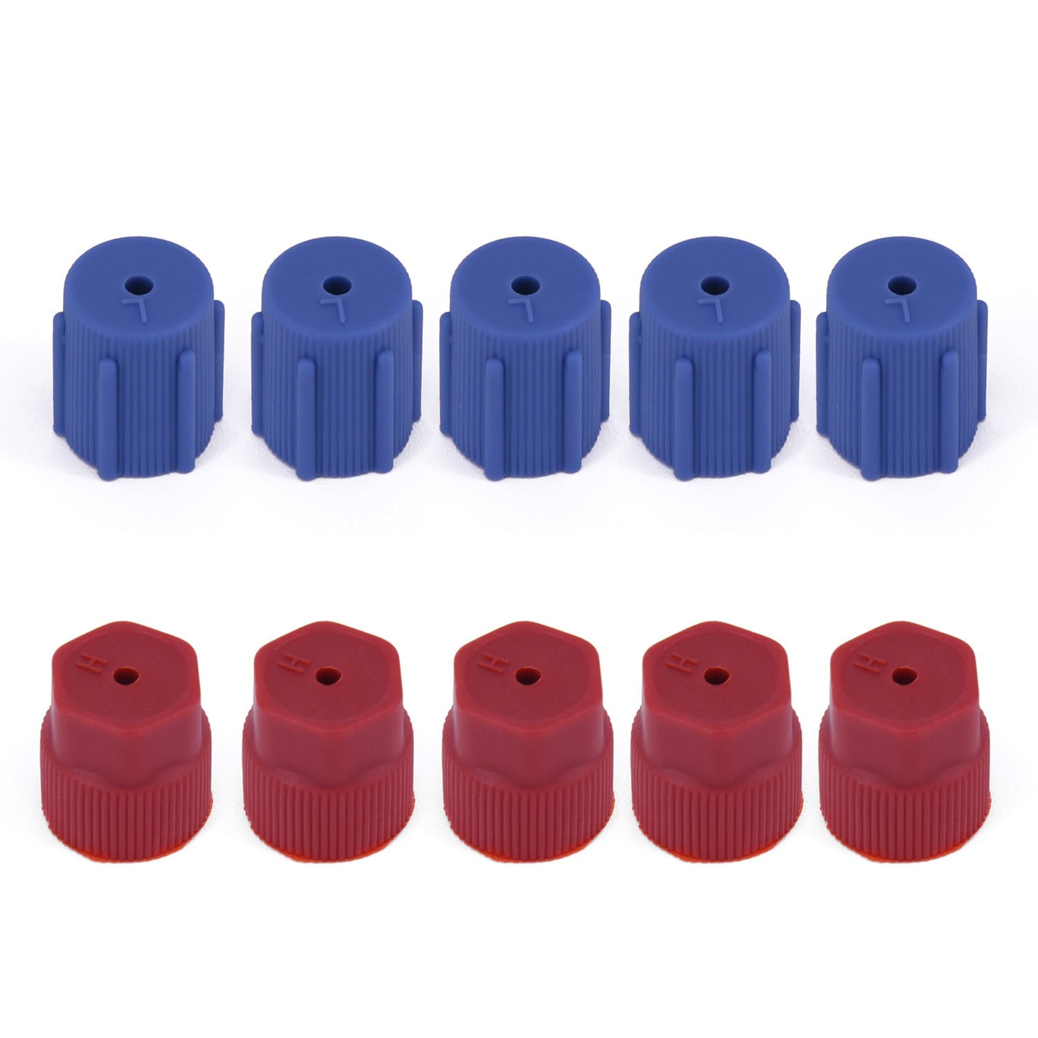 10 Pcs R134a 13mm & 16mm AC Cap Charging Port Service Cap Hi Low Side ...