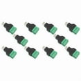 10 Pcs RJ12 Male to 6 Pins Terminal Block Adapter for Cat3 Handset ...