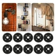 10 Pcs Racking Shelving Wall Mounted Flange 3/4 Flange DIY Furniture ...