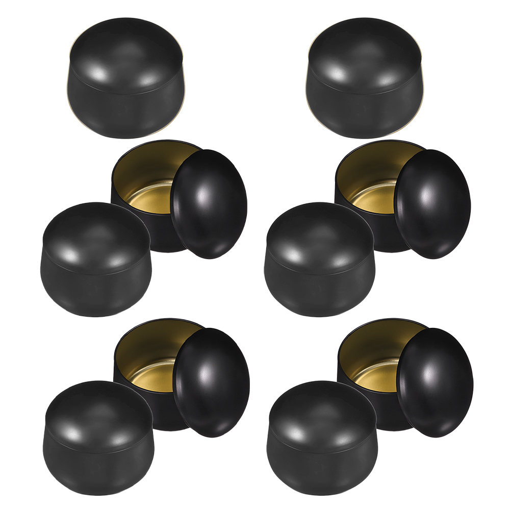 10 Pcs Rectangular Empty Hinged Tins Tinplate Can - Walmart.com