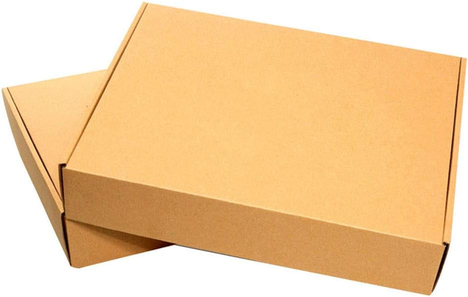 10 Pcs Recycled Gift Boxes Kraft Brown Paper Box Cardboard Folding ...