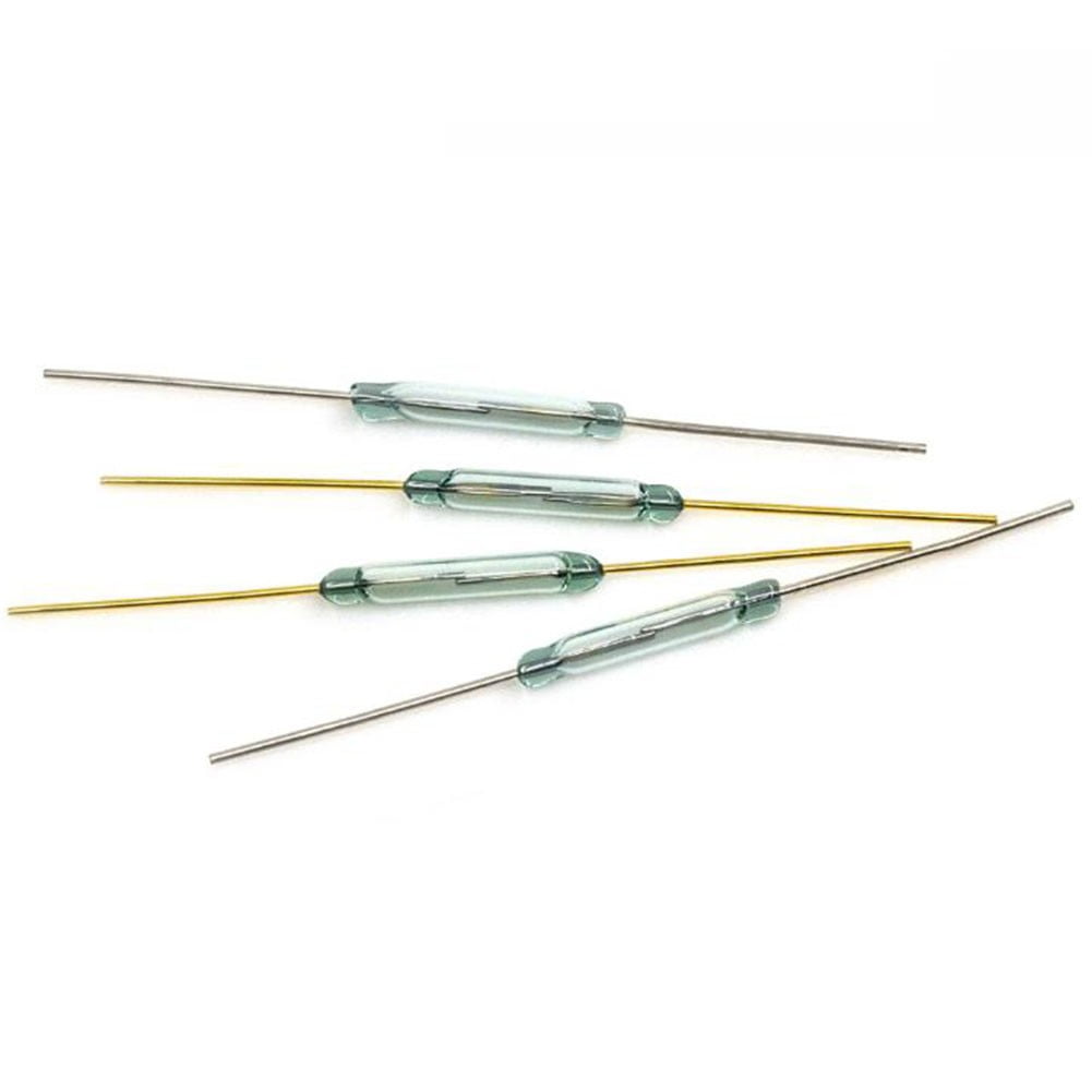 10 Pcs Reed Switch Magnetic Switch 2x14mm Normally Open Induction ...