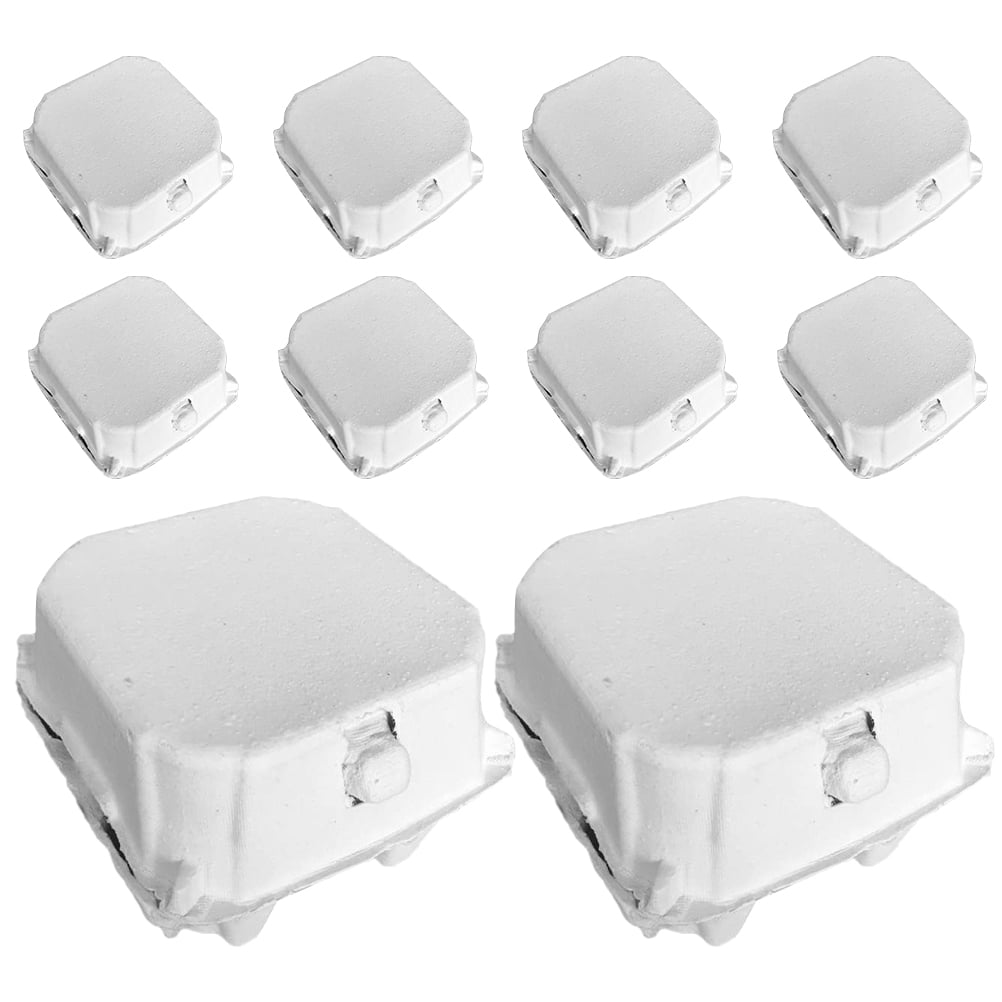 10 Pcs Refrigerator Farmers Market Containers For Fridge Trays Fridge Egg Organizer Egg Packing