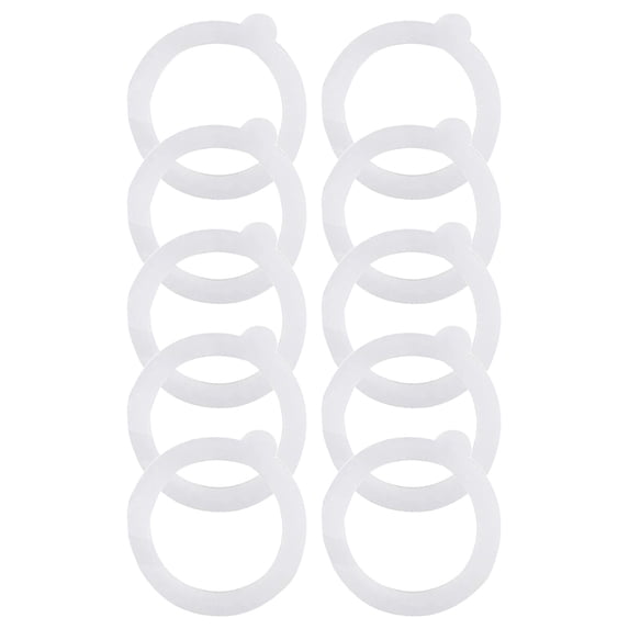 10 Pcs Replacement Silicone Jar Gaskets,Rubber Gasket for Glass Jars ...