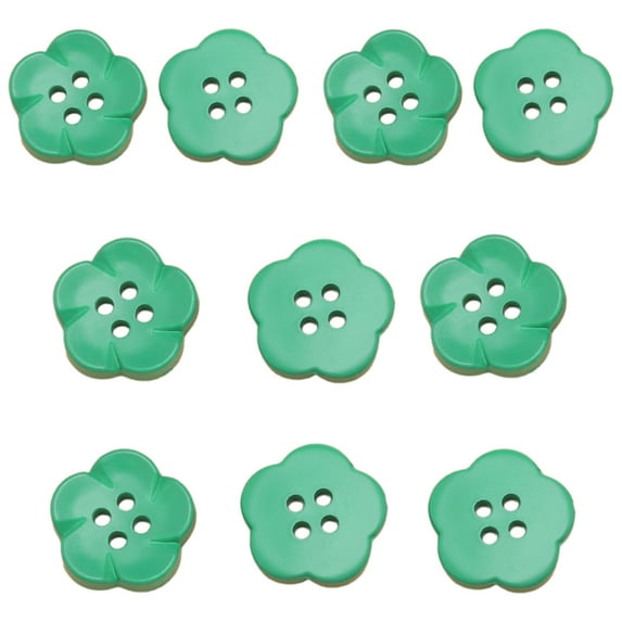 10 Pcs Resin Buttons Sewing Buttons Coat Buttons Craft Buttons Flower ...