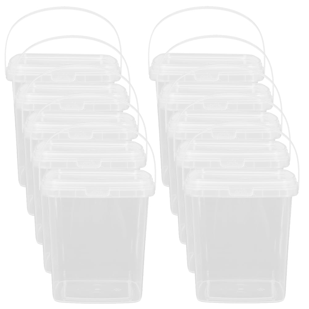 10 Pcs Reusable Ice Cream Containers DIY Dessert Cups Freezer ...