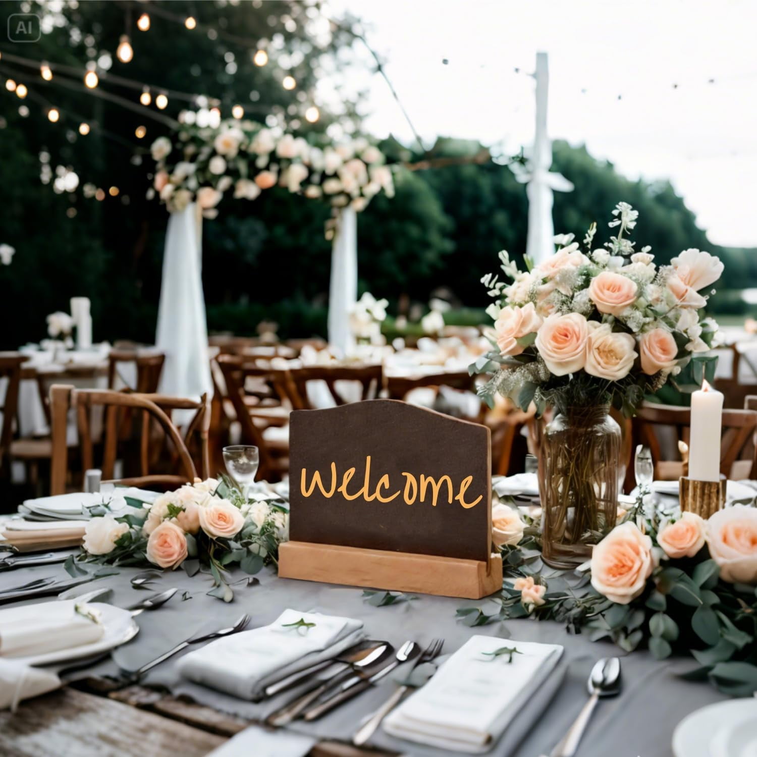 10 Pcs Reusable Mini Chalkboard Signs with Easel Stand for Food Labels ...