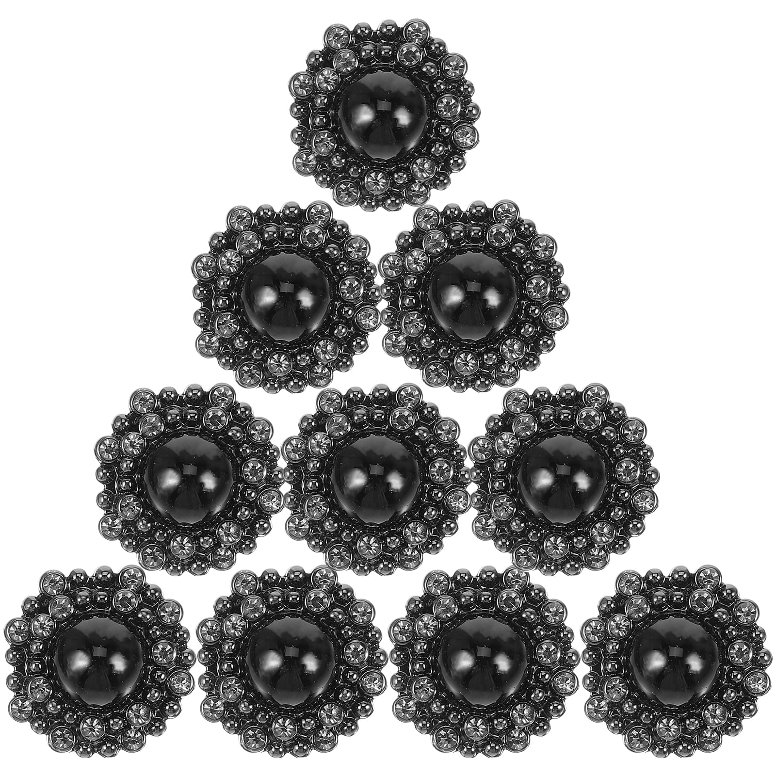 10 Pcs Rhinestone Buttons Diamond Buckle Special Pattern Costume ...