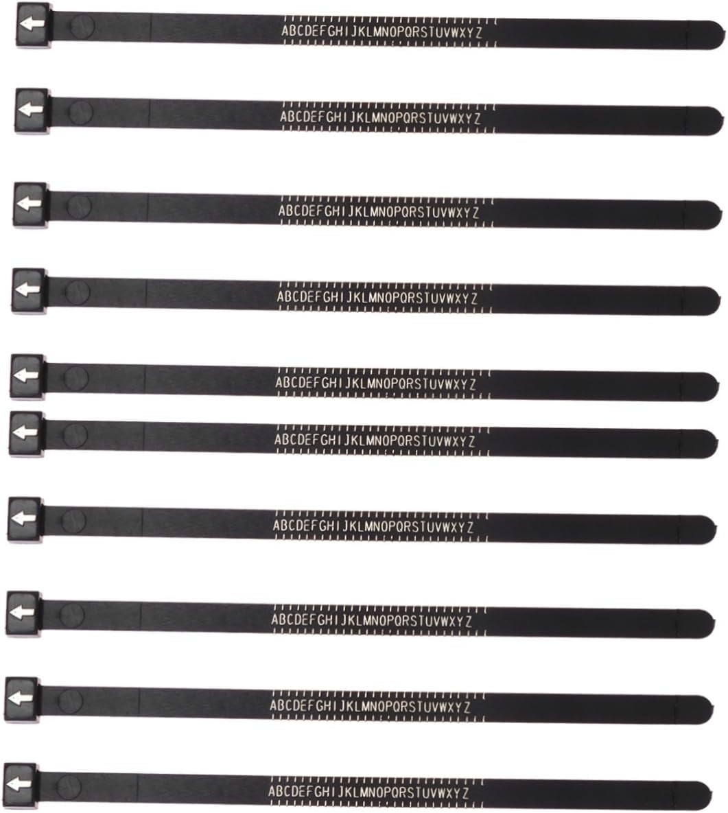 10 Pcs Ring Size Guide Hessian Flowers for Crafting Ring Sizer Cross ...