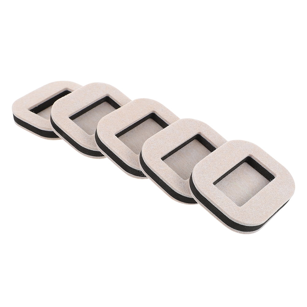 10 Pcs Roller Fixing Pad Chair Caster Furniture Felt Pads Square ...