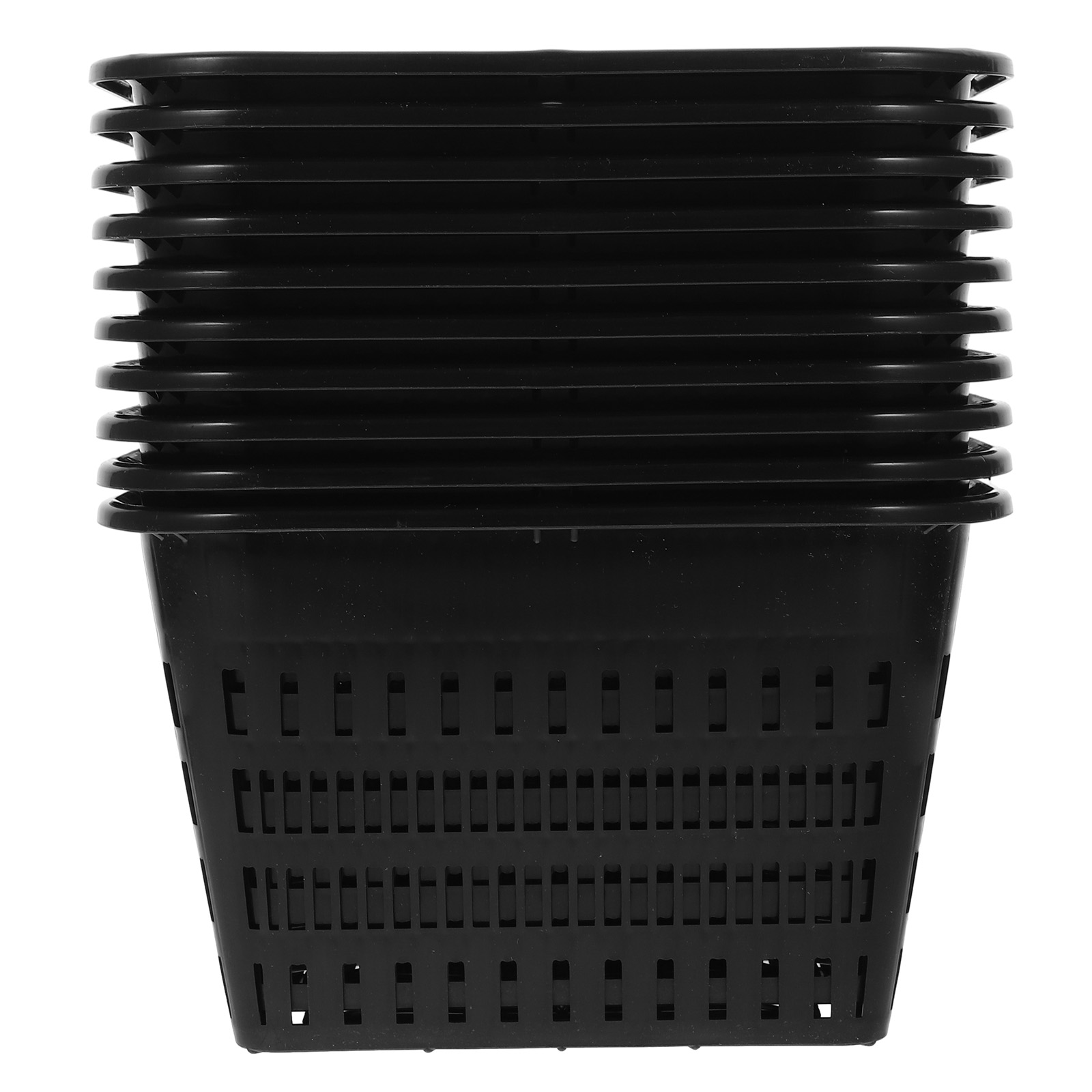 10 Pcs Root Control Pot Hydroponic Planter Pots for Indoor Plants Black ...