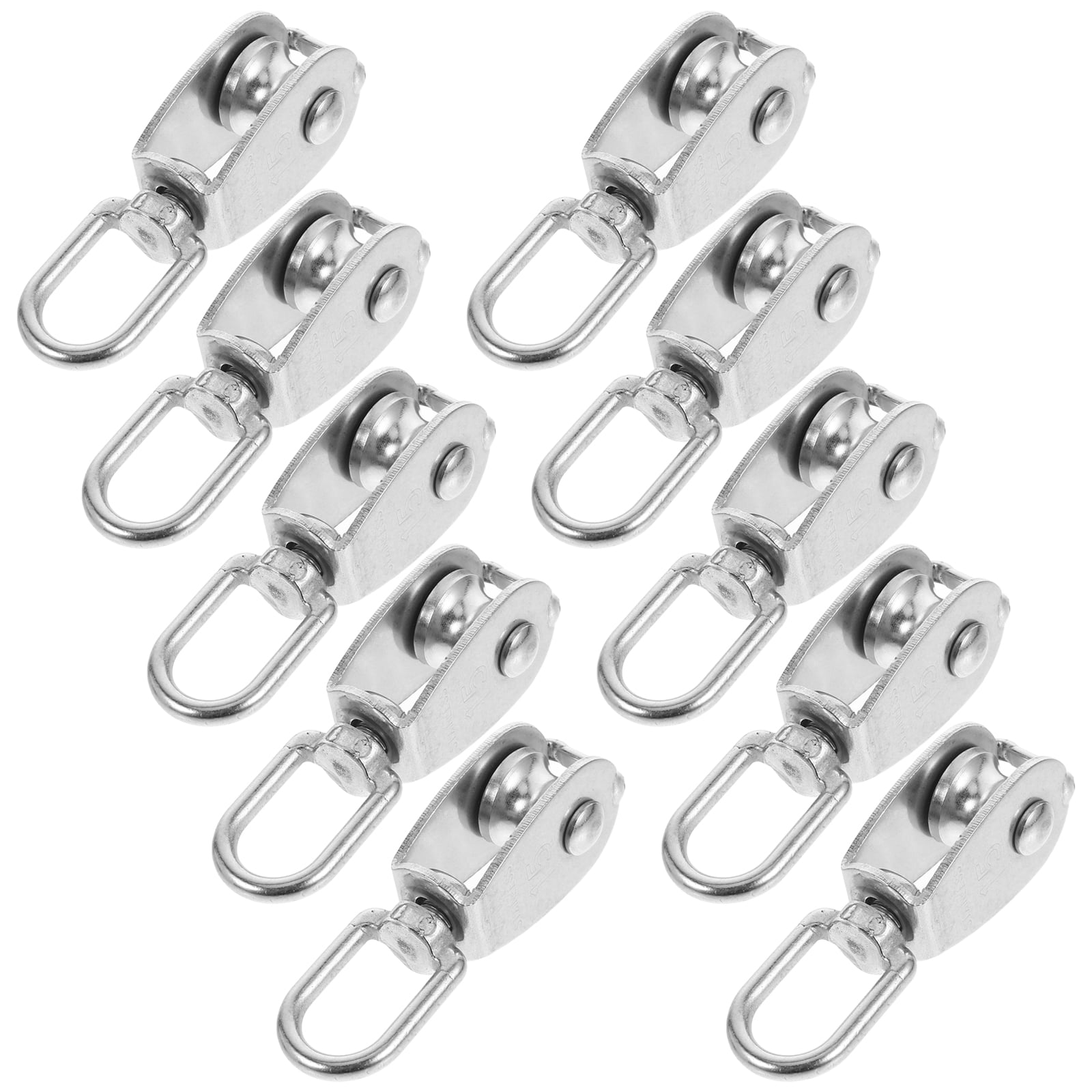 10 Pcs Rotatable Tray Wire Pulling Machine Tools Rope Pulley - Walmart.com