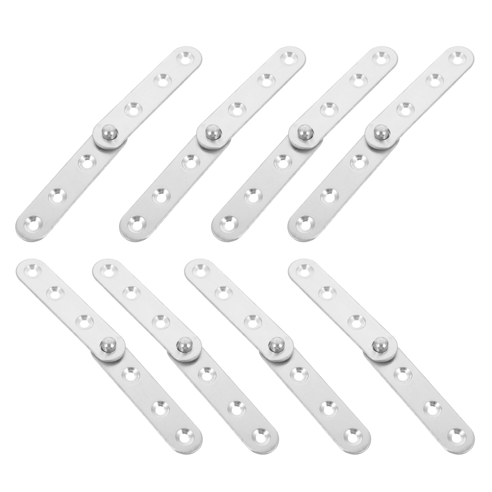 10 Pcs Rotate Hidden Hinge Door Hinges Stainless Steel Rotating Pivot ...