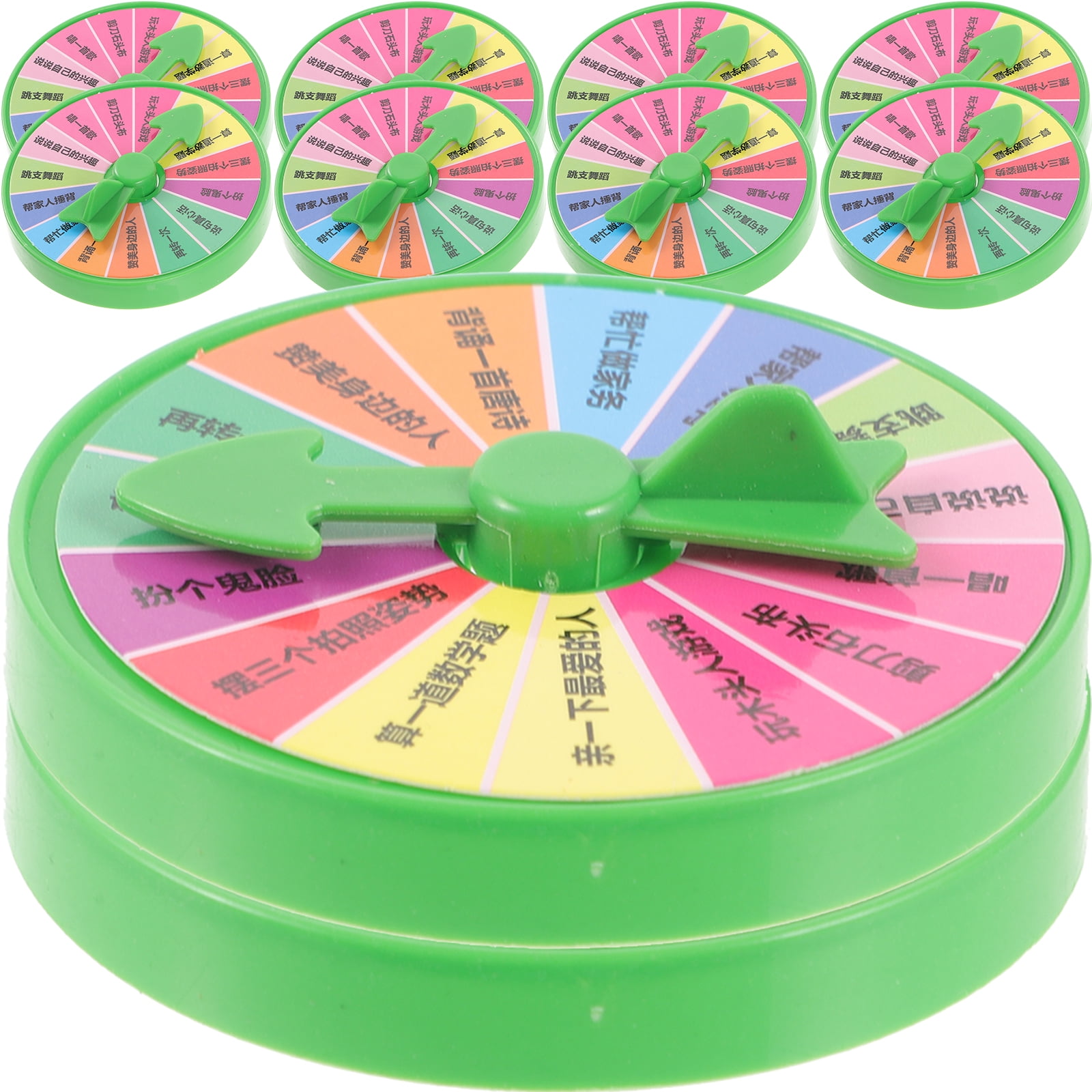10 Pcs Roulette Wheel DIY Rotating Game Props Durable Toy Child ...