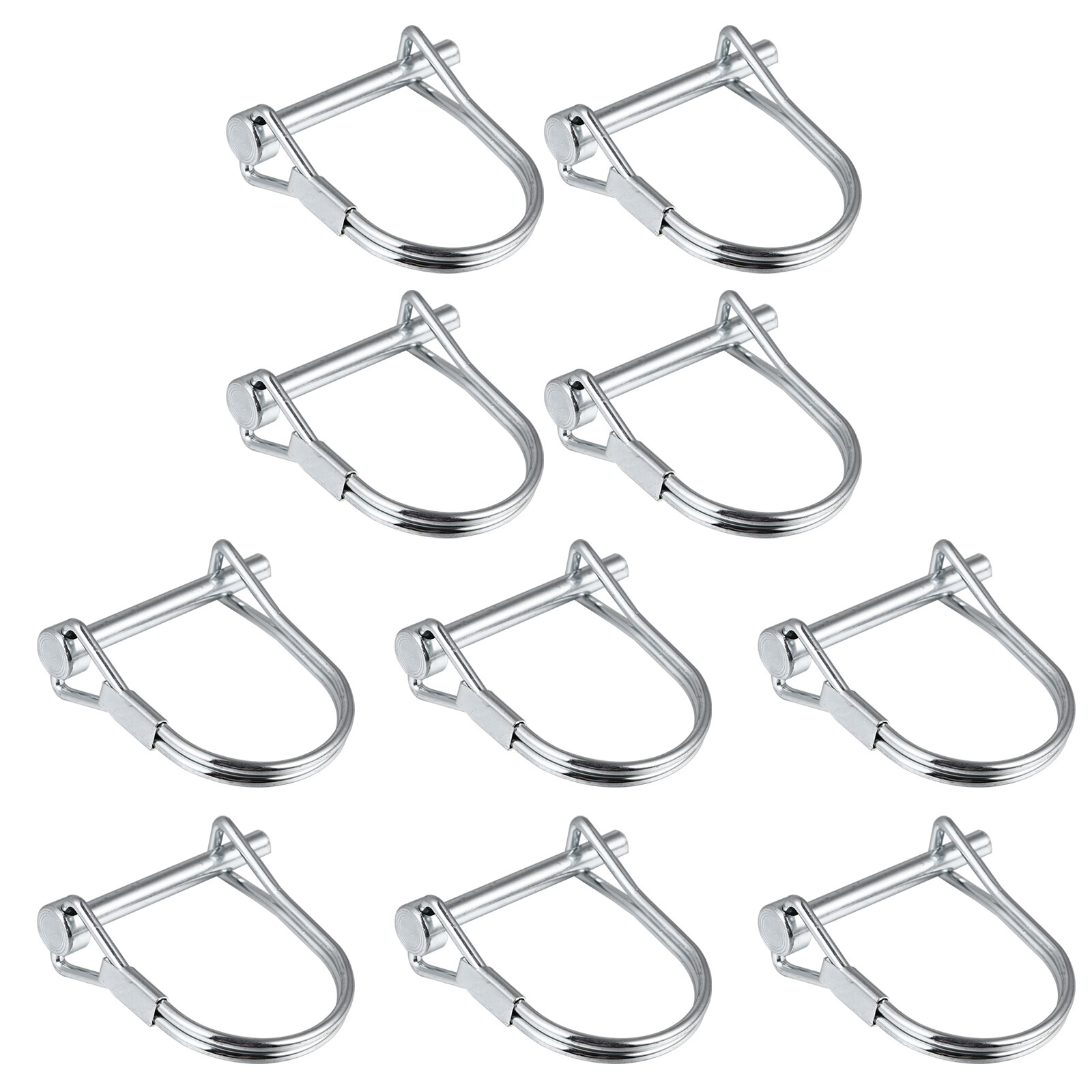 10 Pcs Round Pin Trailer Hasp Hook Shaft Locking Hitch Pin Hitch Pin ...