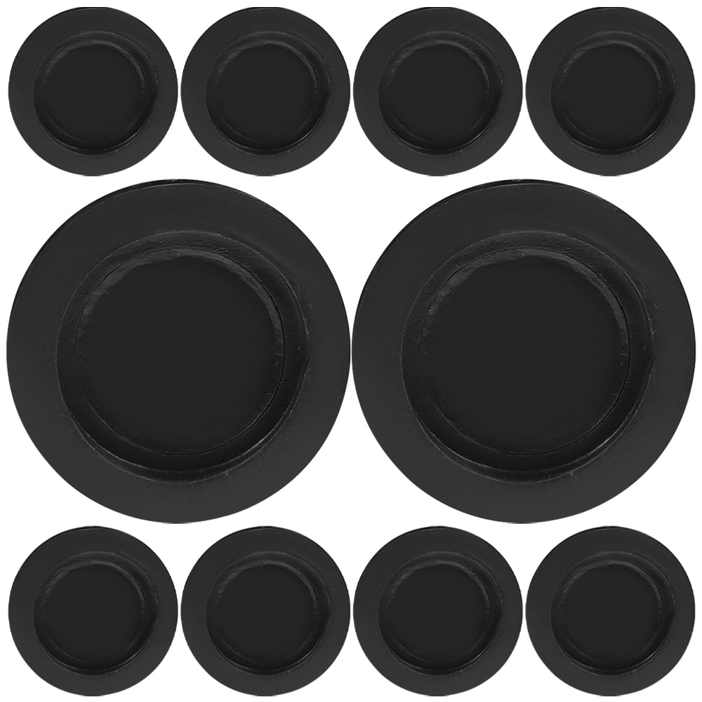 10 Pcs Round Rubber Stopper Plaster Figurine Plug Rubber Plug Piggy ...