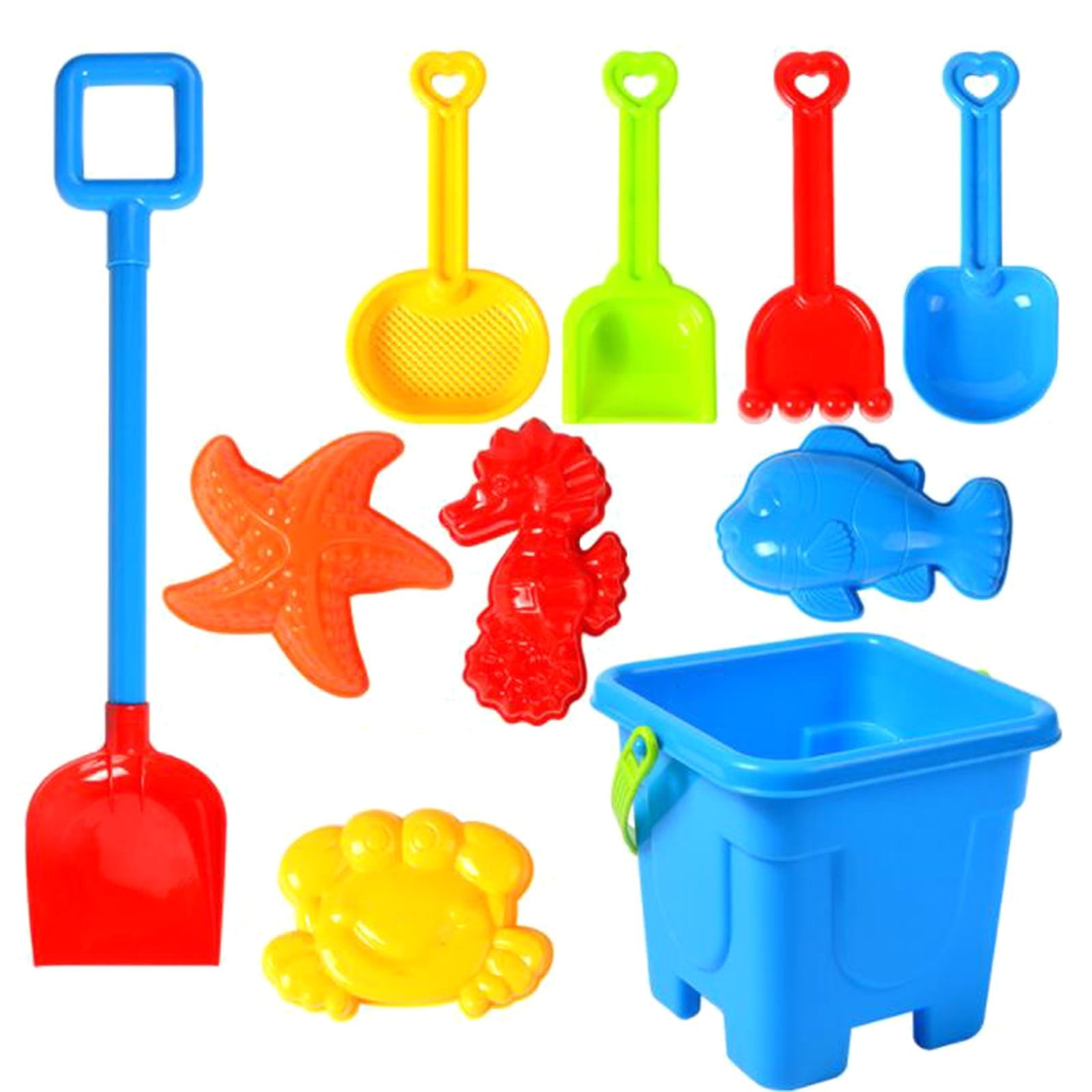 10 Pcs Sand To-ys Kit With Best Beach To-ys Plus Beach Essentials For ...