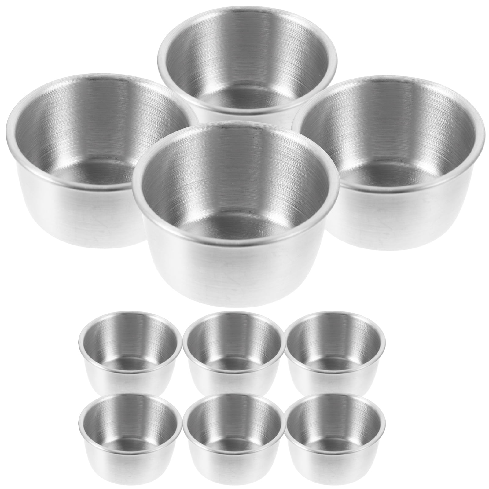 10 Pcs Sauce Dipping Cups Stainless Steel Ice Cream Tomato Paste Ranch ...