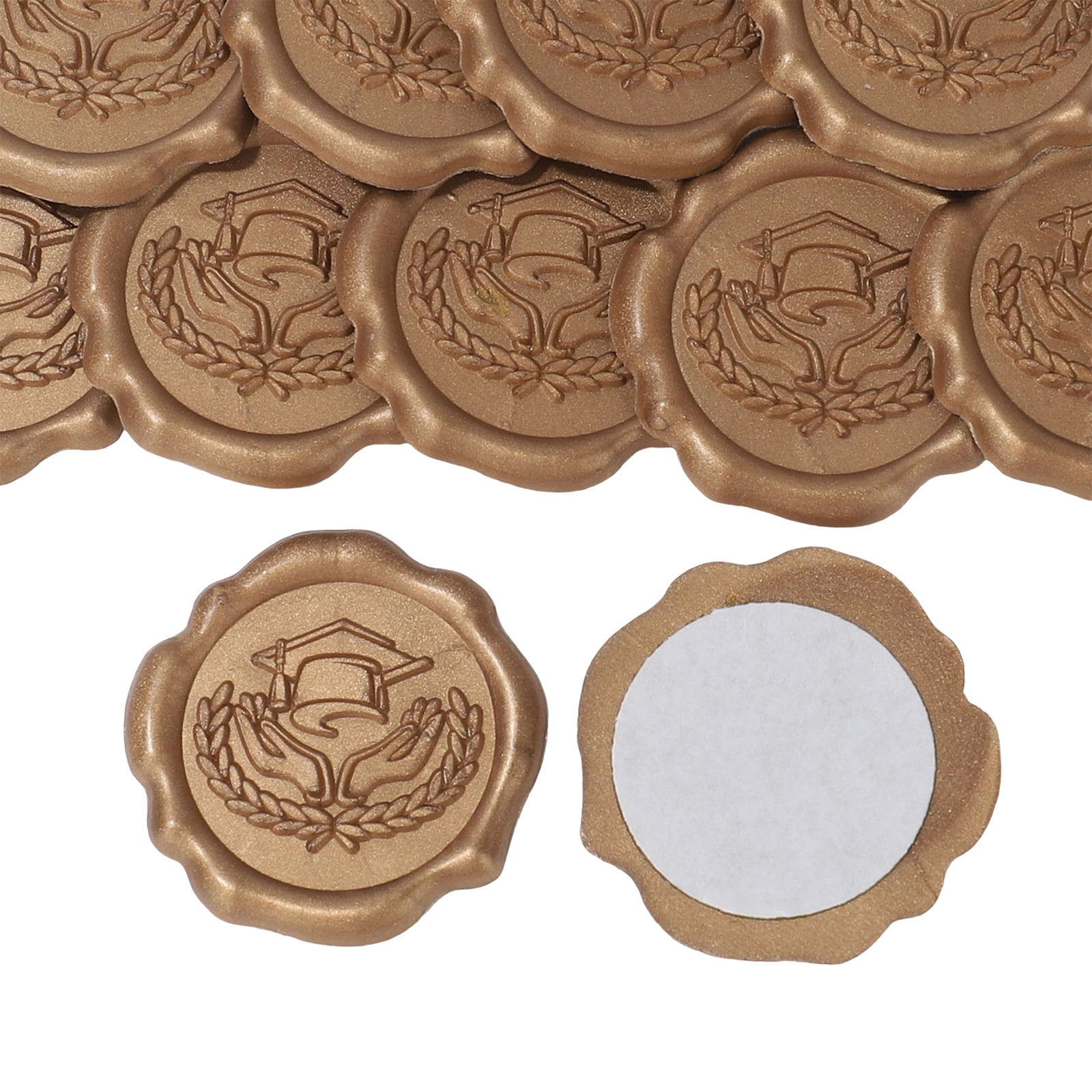 10 Pcs Sealing Waxed Sticker Graduation Waxed Seal Sticker Party ...
