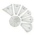 10 Pcs/Set Regular Plate Templates Easy to Use Sewing Patchwork ...