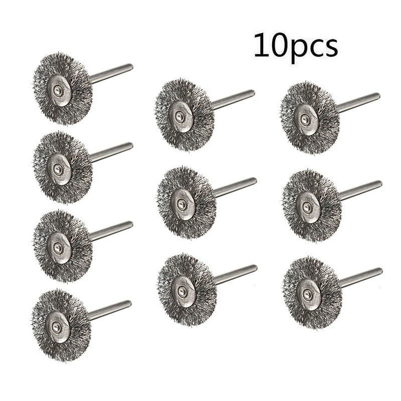 10 Pcs Set Wire Brush Abrasive Buffing Polishing Wheels For Grinder ...
