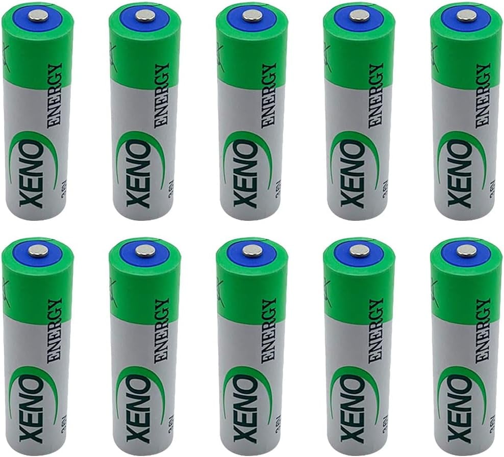 (10 Pcs/Set) XL-060F AA Battery 3.6V 2400mAh PLC Lithium Non-Rechargeable Battery for Xeno 3.6V ...