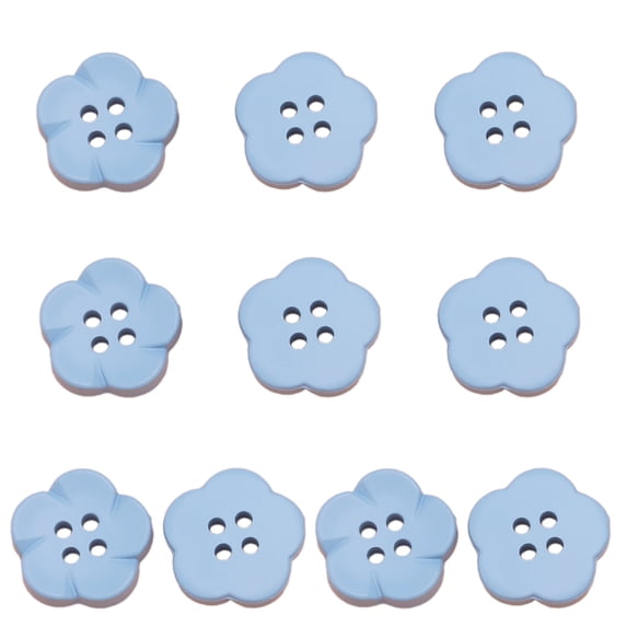 10 Pcs Sewing Buttons Resin Button Coat Buttons Flower Shape Buttons ...