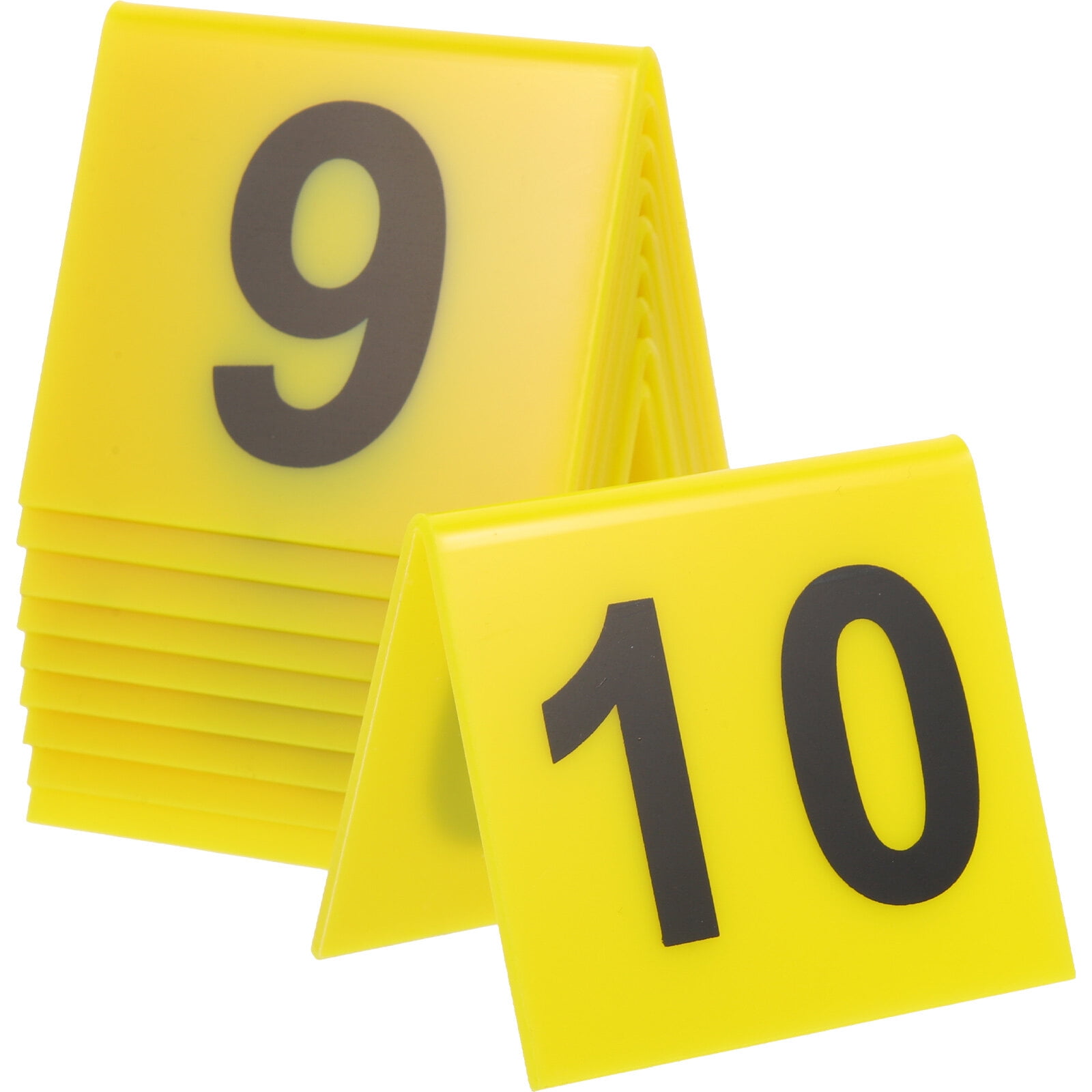 10 Pcs Signage Tents Emblems Game Supply Crime Scene Markers Number ...