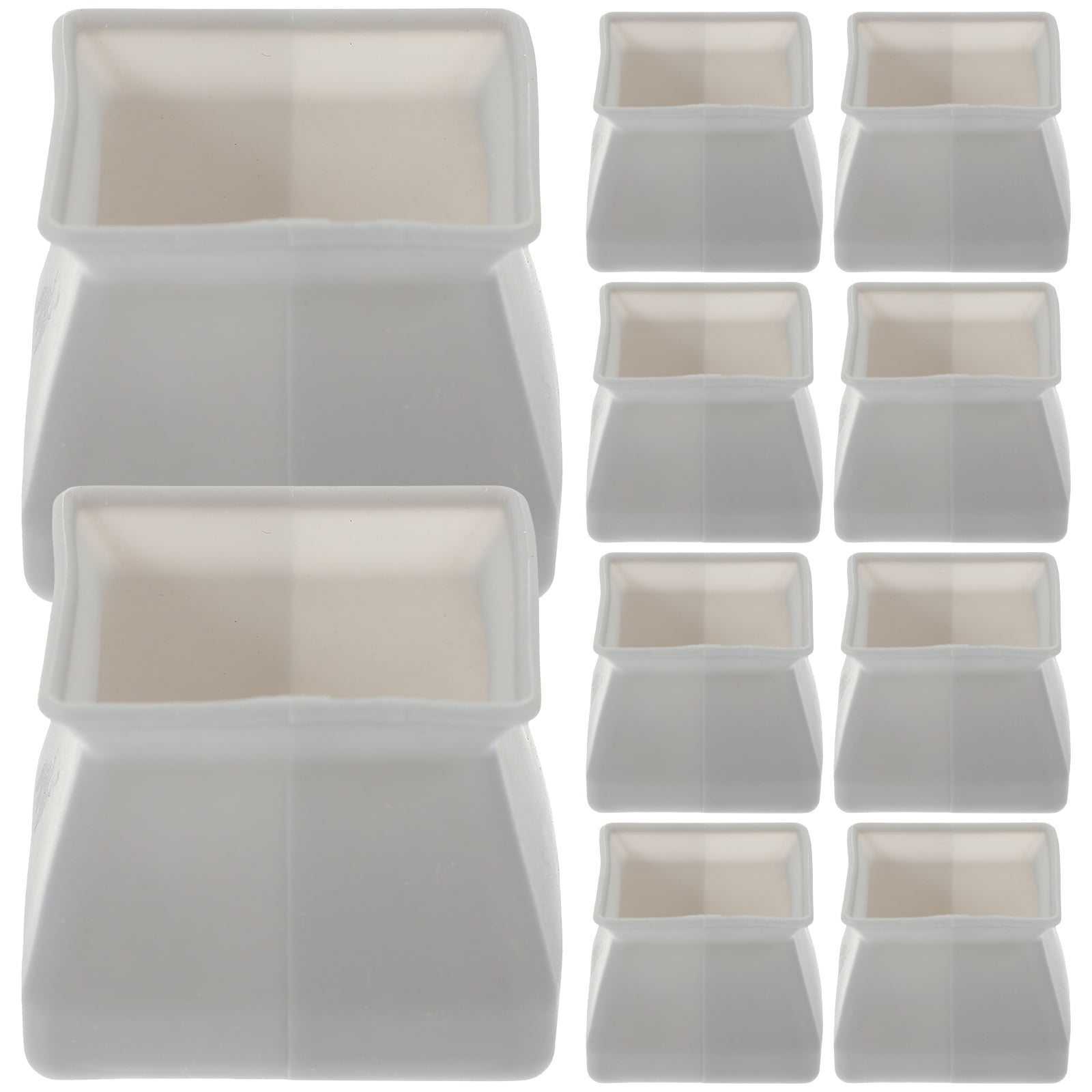 10 Pcs Silicone Chair Mat Dropper Thread Sliders Desk Protector Anti ...