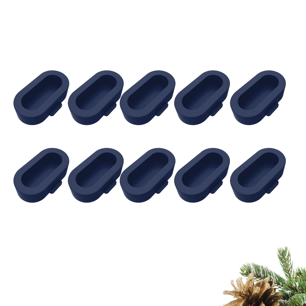 10 Pcs Silicone Dustproof Protective Plugs Caps Charger Port Protector ...