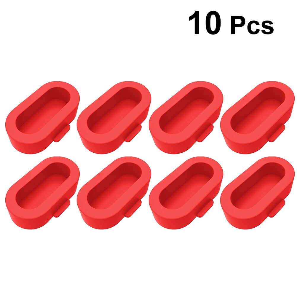10 Pcs Silicone Dustproof Protective Plugs Caps Charger Port Protector ...