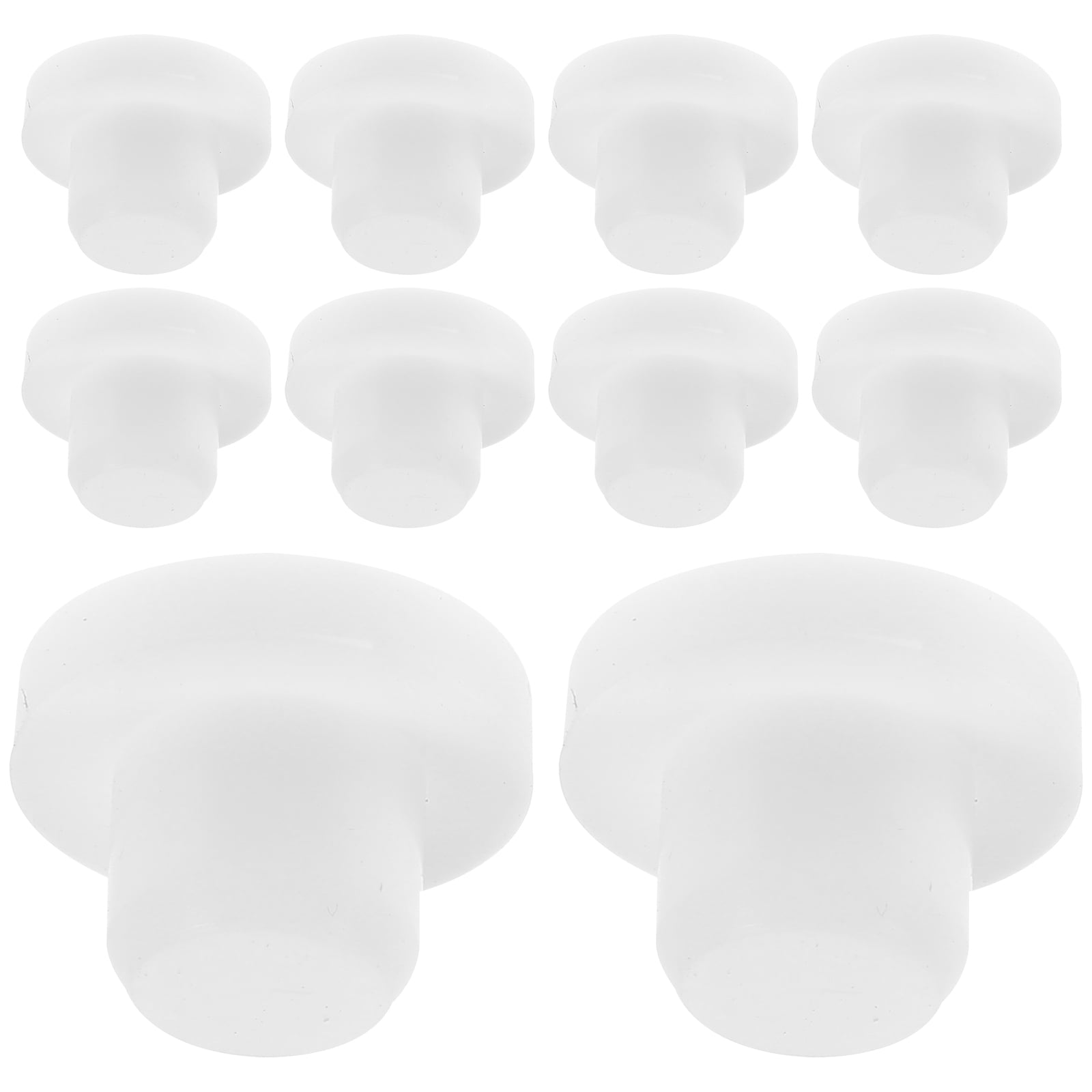 10 Pcs Silicone Stopper Pipe Solid Plug Silicone Safety Silicone Solid ...