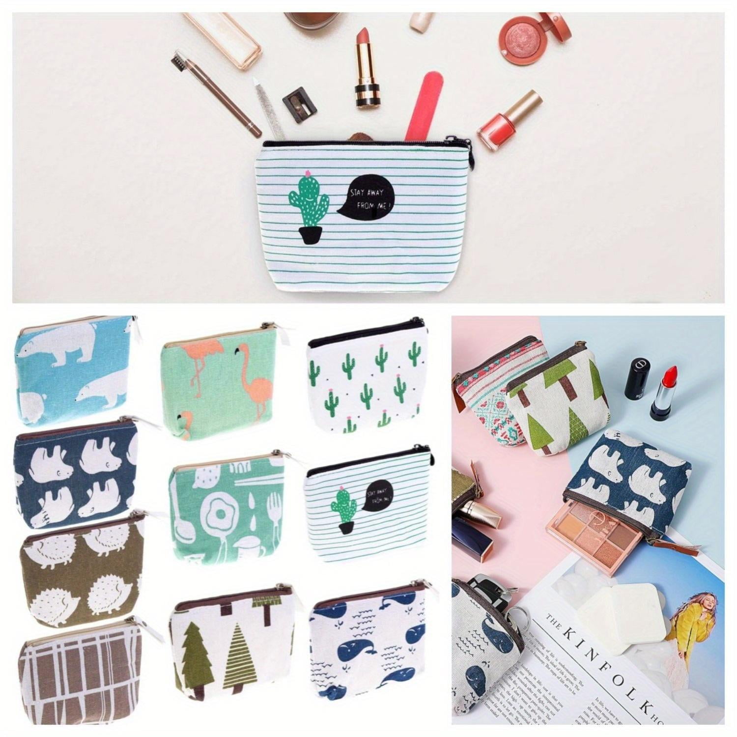 10 Pcs Simple Small Coin Purse, Portable Cute Fresh Travel Handbag ...
