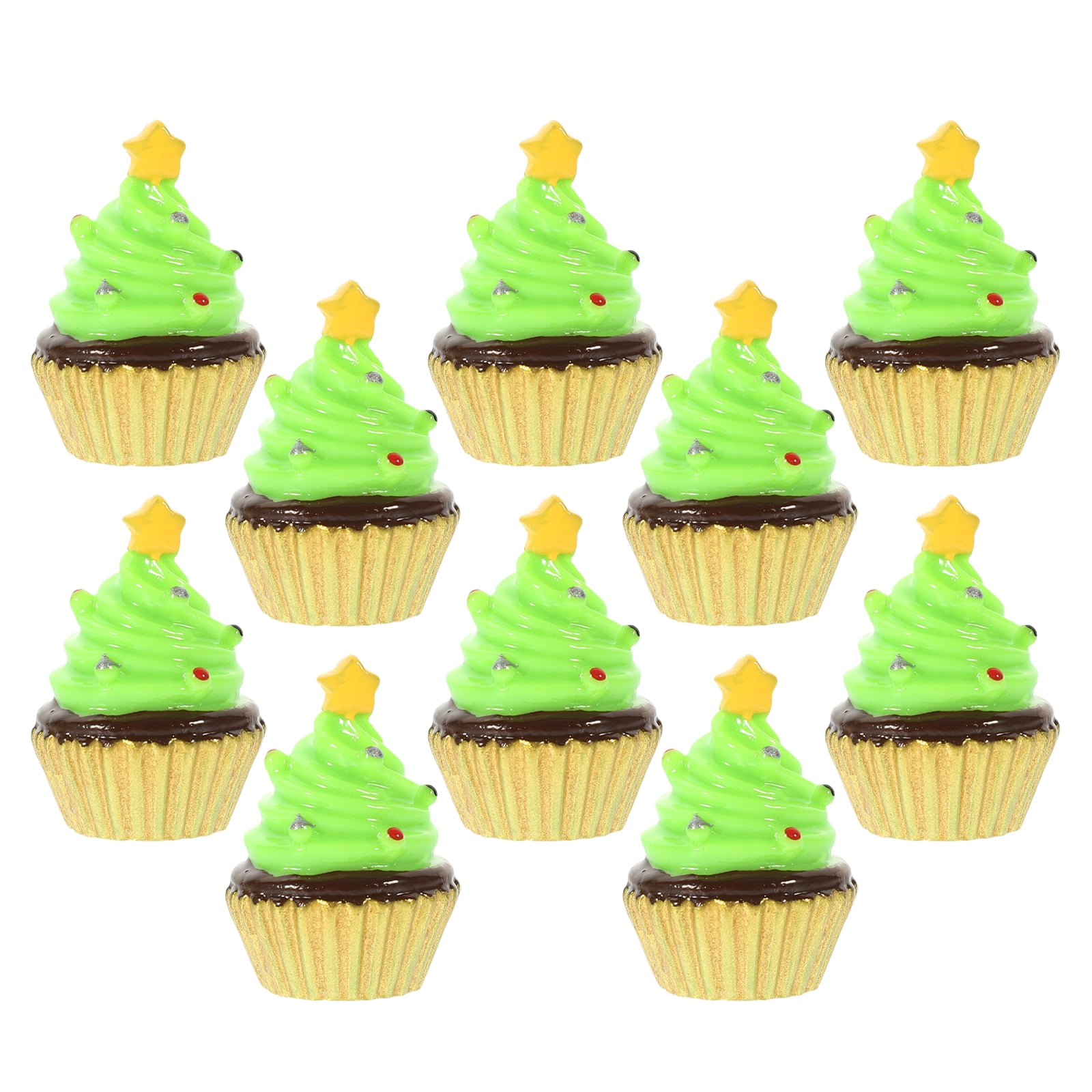 10 Pcs Simulated Cake Decorations Dessert Models Kitchen Decir Home ...