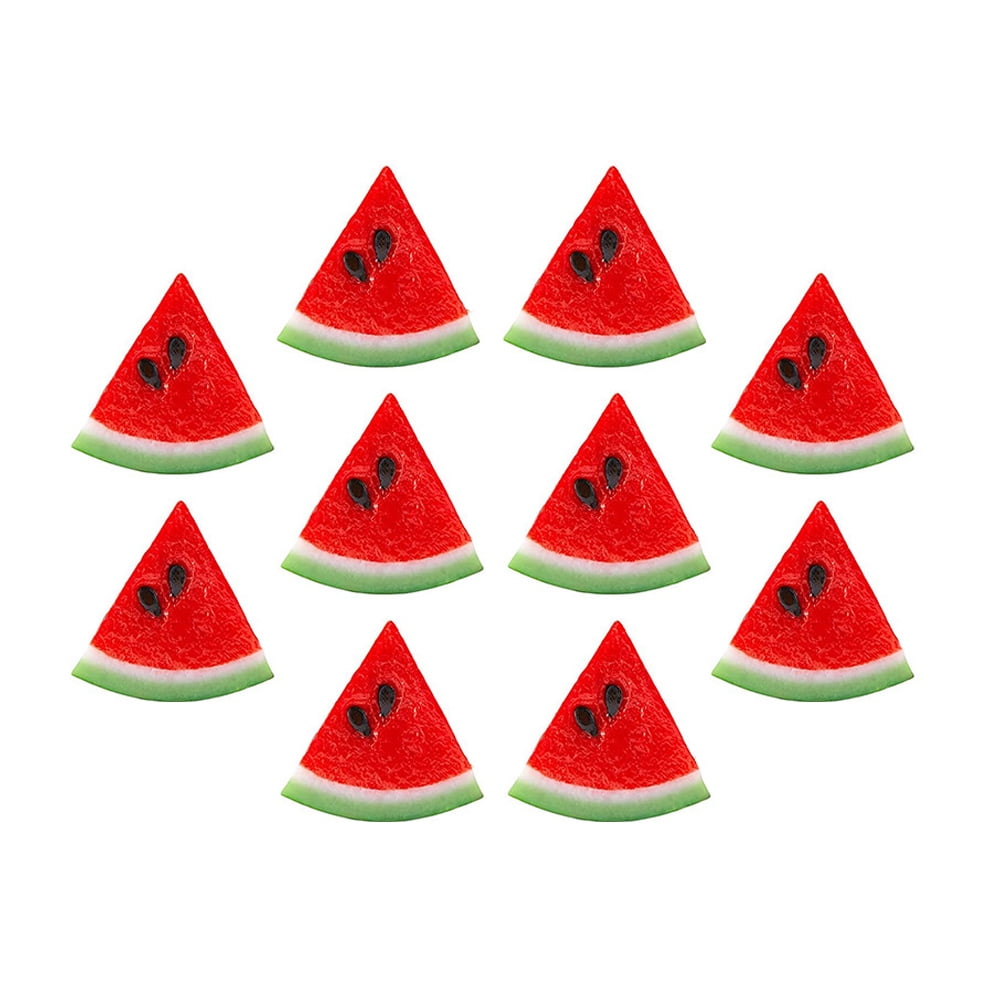 Alvinma Artificial PVC Watermelon Fruits (10 Count) - Walmart.com