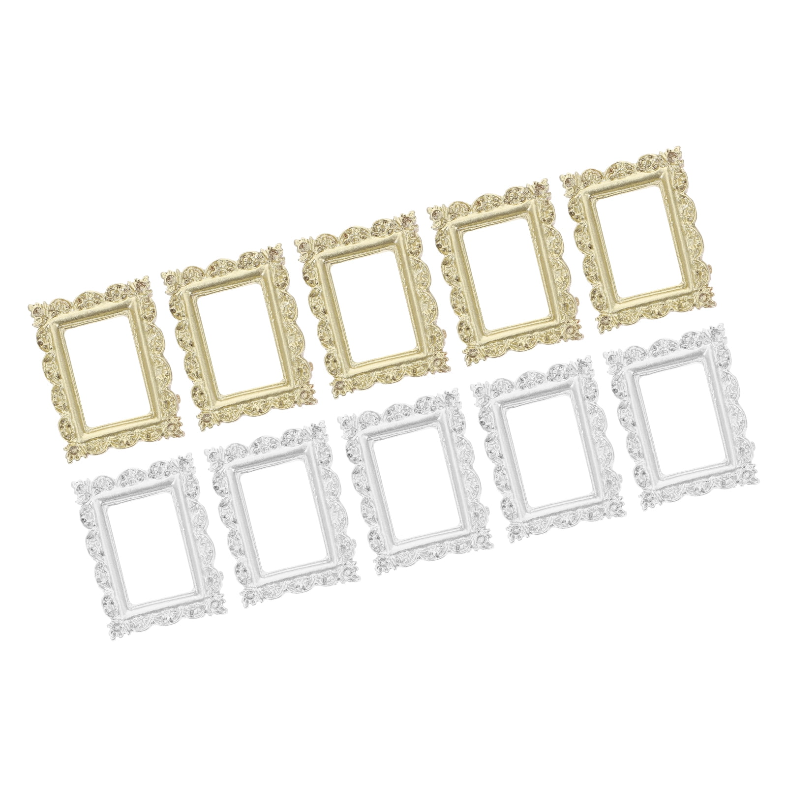 10 Pcs Simulation Photo Frame Accessories Vintage Decor Picture Frames ...