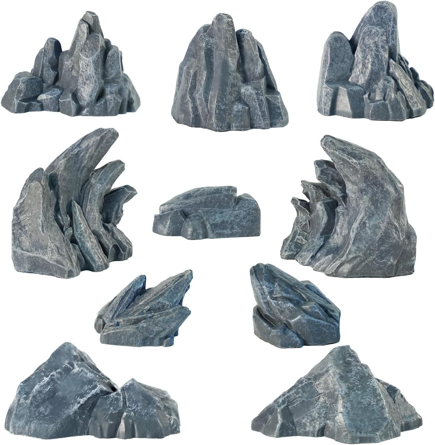 10 Pcs Simulation Rockery Diorama Rocks Stone for Diorama Supplies ...