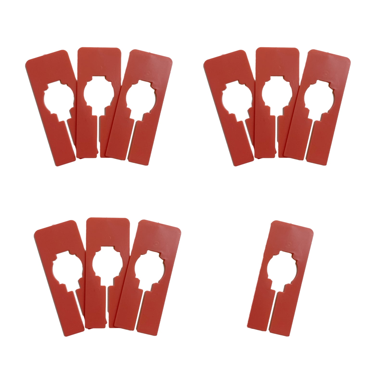 10 Pcs Size Separator Rectangular Size Separator Plastic Clothing Rack ...