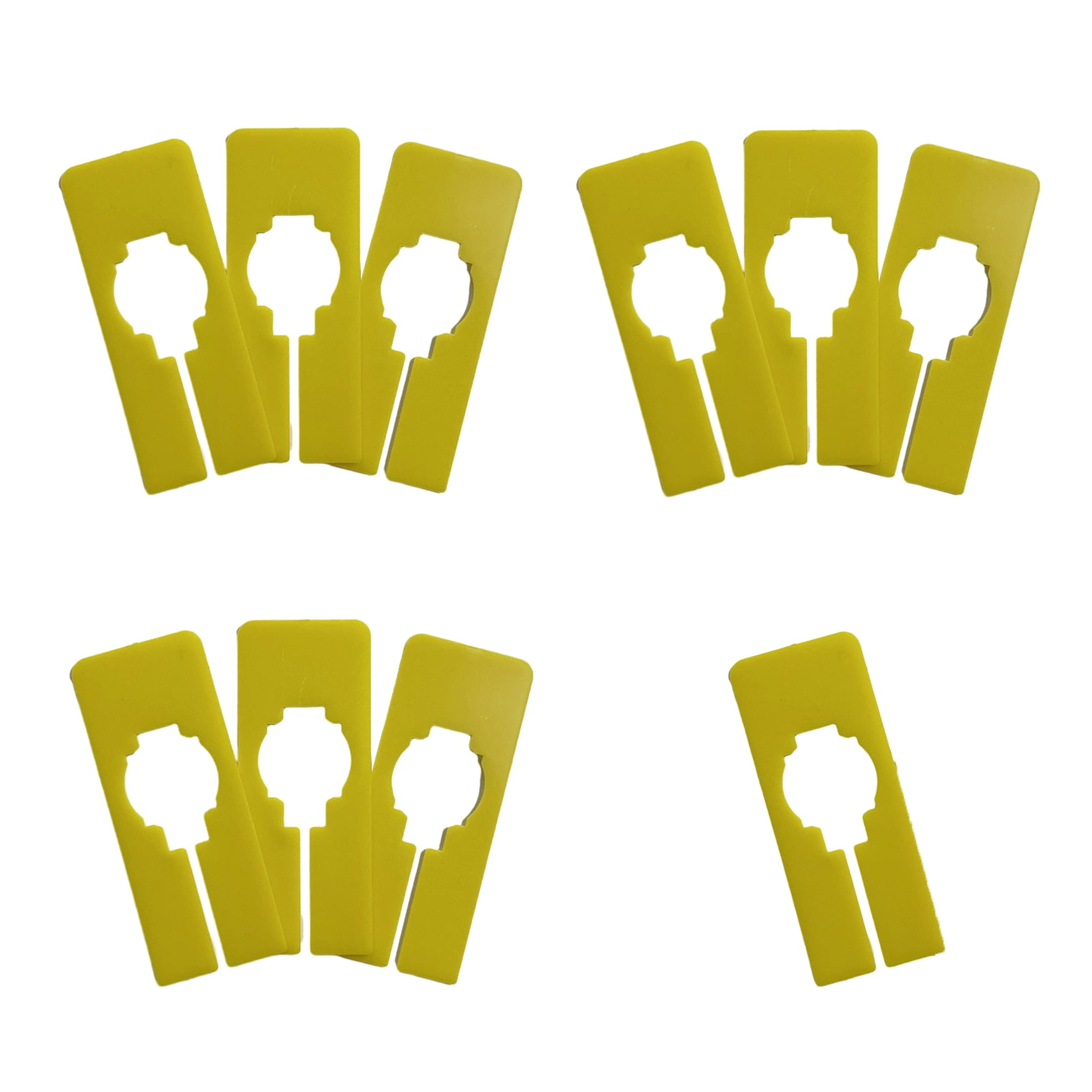 10 Pcs Size Separator Rectangular Size Separator Plastic Clothing Rack ...