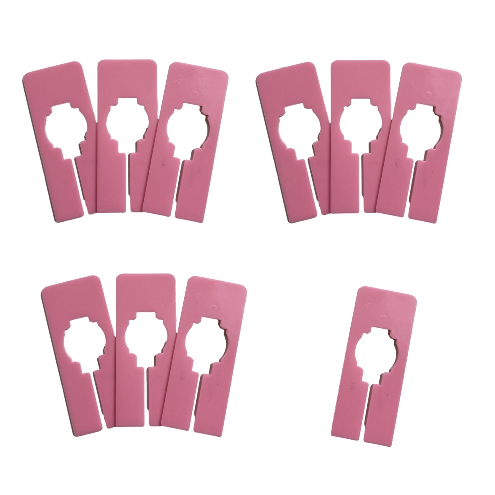 10 Pcs Size Separator Rectangular Size Separator Plastic Clothing Rack ...