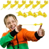 10 Pcs Slingshot Chicken Flying Finger Toys - Stretchy Rubber Flick ...