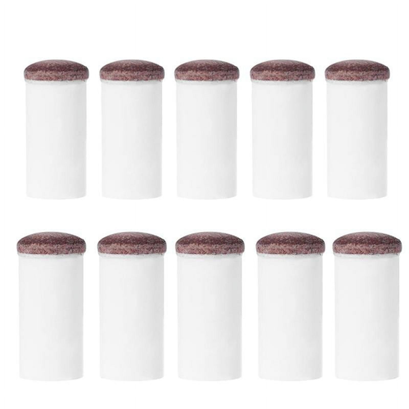 10 Pcs Slip-on Pool Cue Tips Nylon Snooker Ferrule Billiard Accessories ...