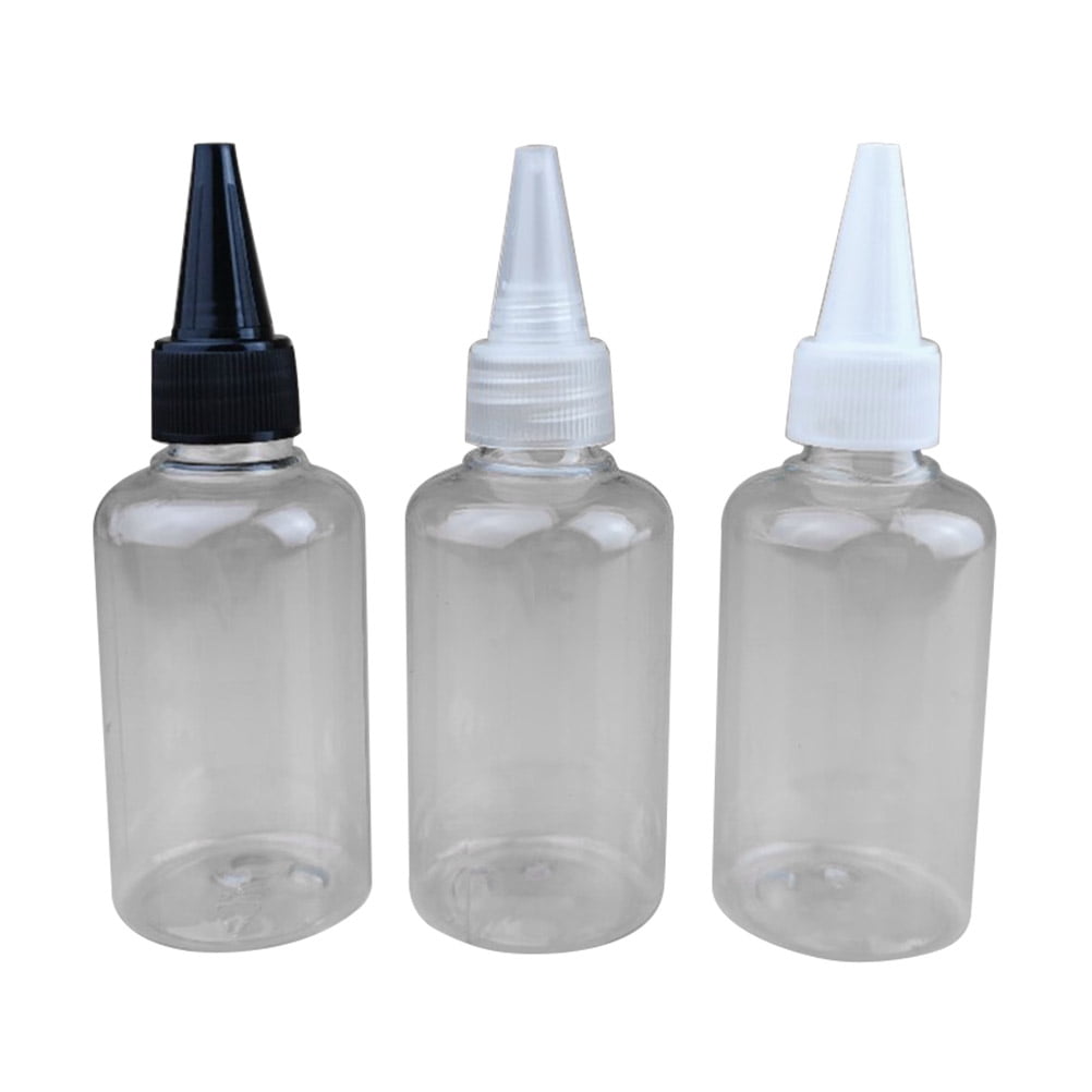 HOMEMAXS Assorted Color Plastic Bottles for Storage Use Refillable ...