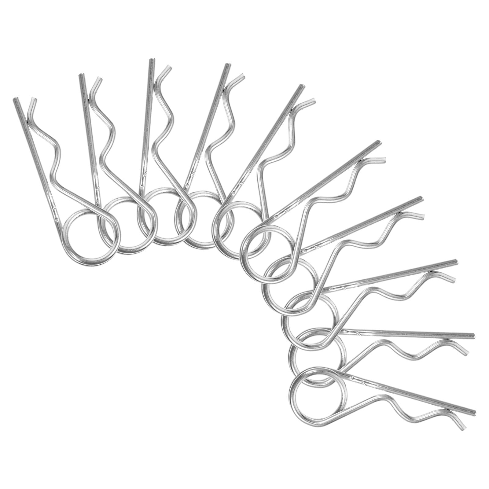 10 Pcs Small Cotter Pin for Snow Blowers Hitch Steel Trailer Metal ...