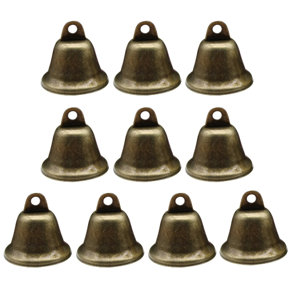 10 Pcs Small-Jingle Bells Vintage Style Hanging Bells Christmas Bells ...